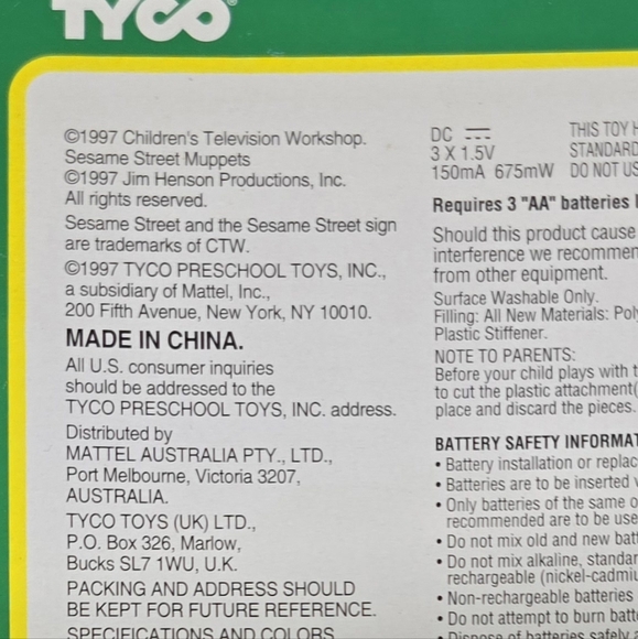 Sesame Street | Toys | Vintage New 99s Talking Elmo Loves You Plush Toy ...